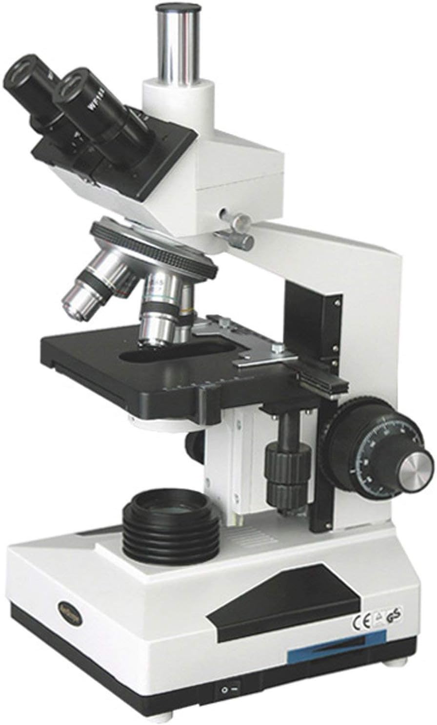 AmScope T400AB Compound Trinocular Microscope 40X-2000X Magnification ...