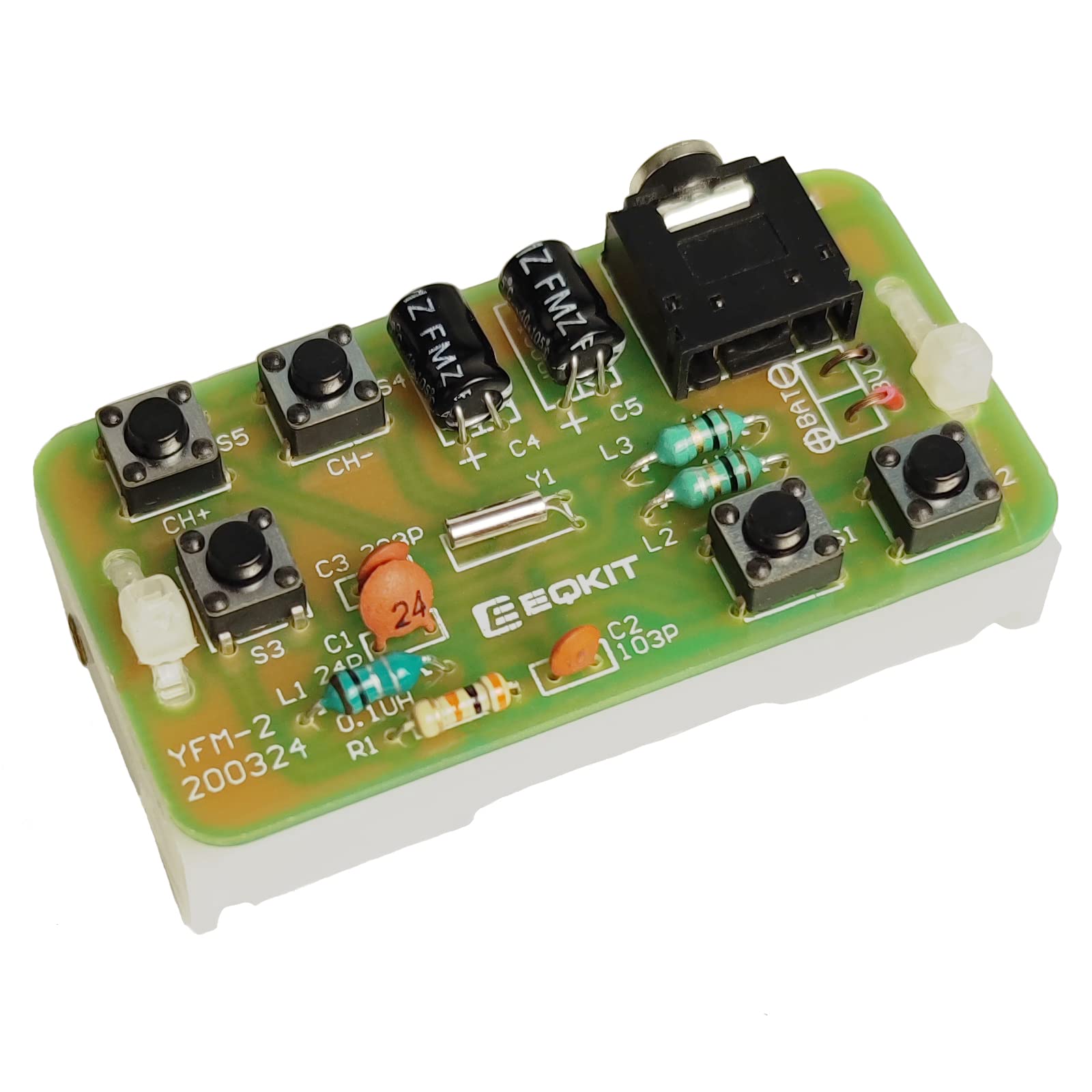 DIY Radio Kit, Icstation FM Radio Kit 76MHZ-108MHZ Soldering Project ...