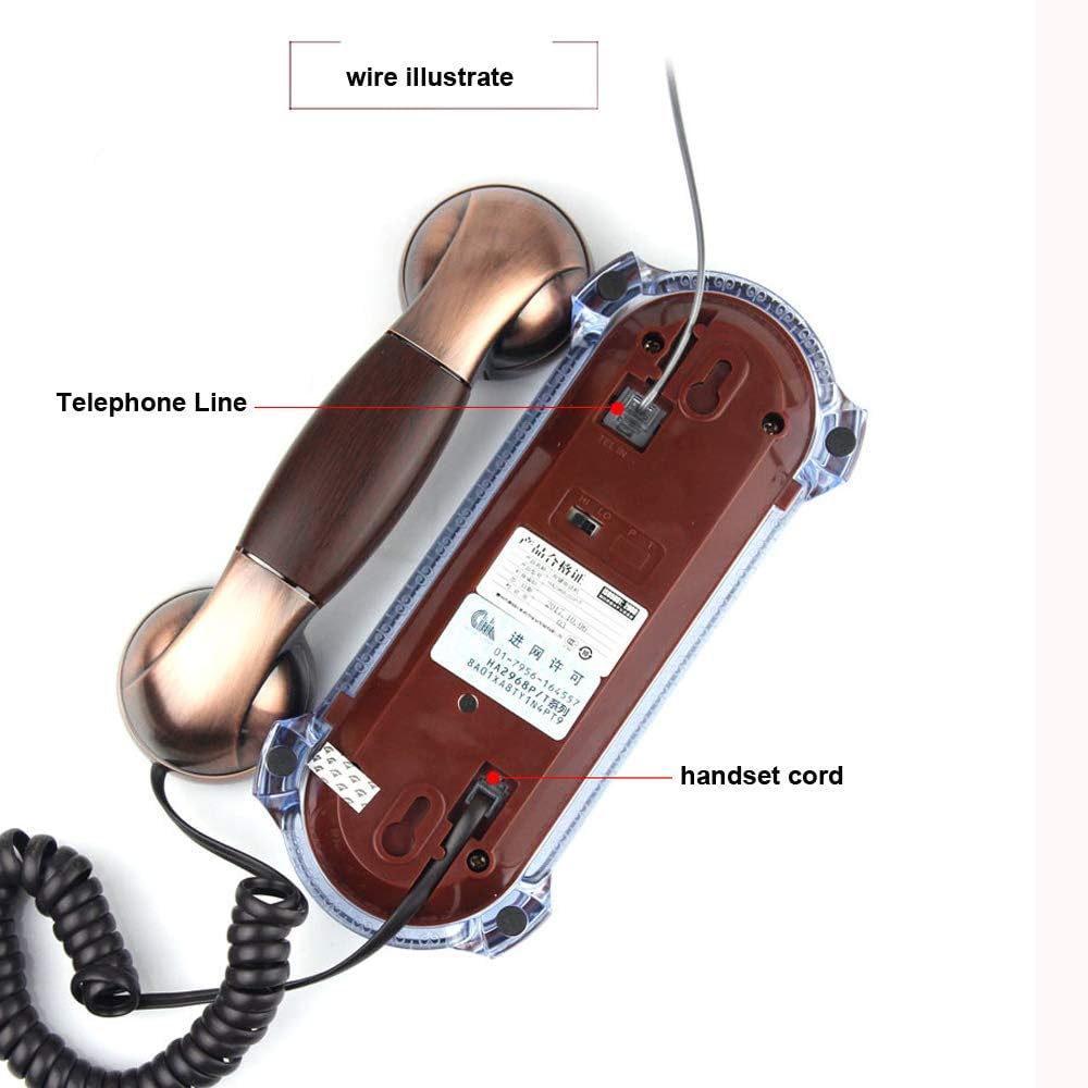 TelPal Small Size Trimline Corded Phone Antique Small Retro Wall ...