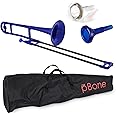 Amazon.com: PINSTRUMENTS Plastic pBone Trombone - Mouthpieces and Carrying Bag - Lightweight ...