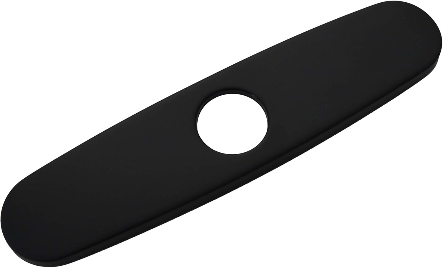 STYLISH Kitchen Faucet Plate in Stainless Steel Black Matte Finish A ...