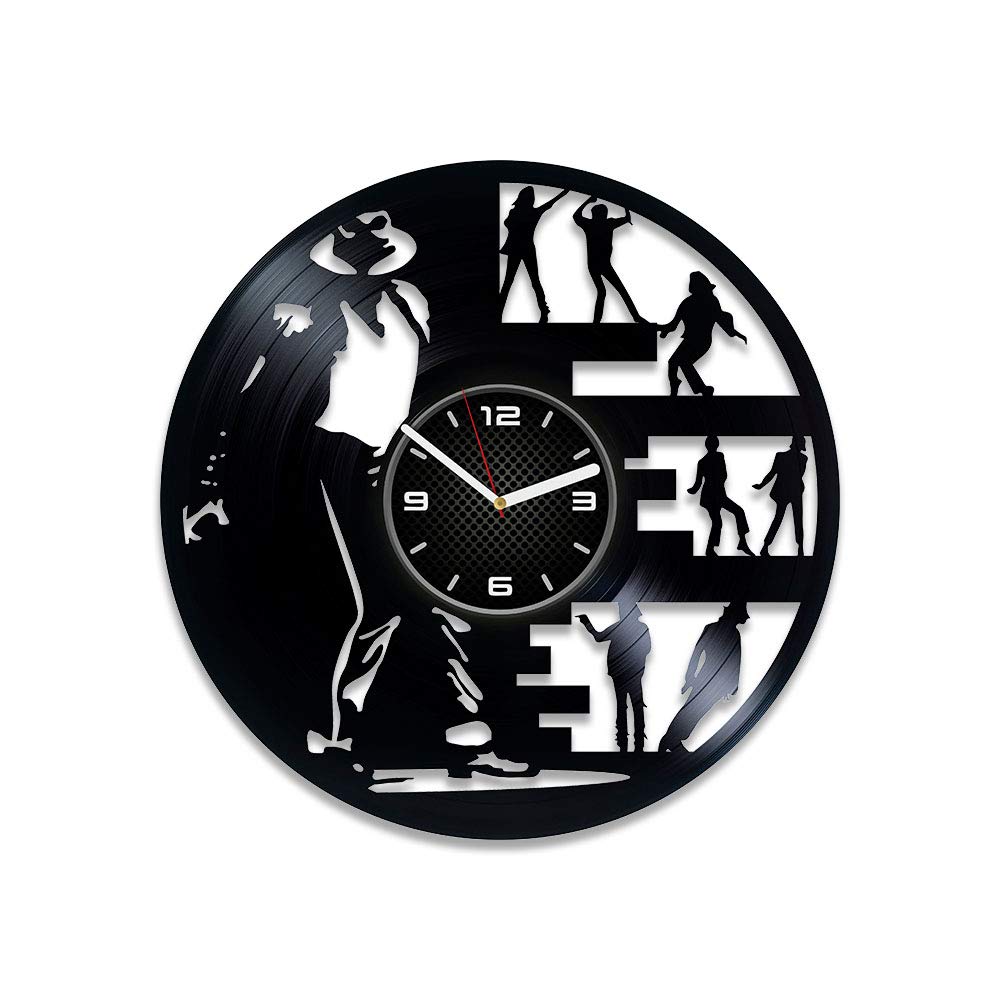 Kovides Michael Jackson Vinyl Record Wall Clock Pop King Michael ...