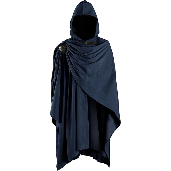 Dune Scarf Jedi Costume Century Star Cloak With Hood Men Cowl Hooded ...