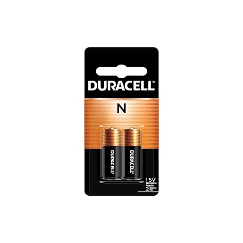Duracell N 1.5V Alkaline Battery, 2 Count Pack, N 1.5 Volt Alkaline ...