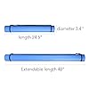 TRANSON 2-pack Poster Documents Storage Tube 24"-40" Extendable for ...