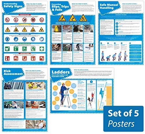 Warehouse Safety Posters – Set of 5 | Health and Safety Posters ...
