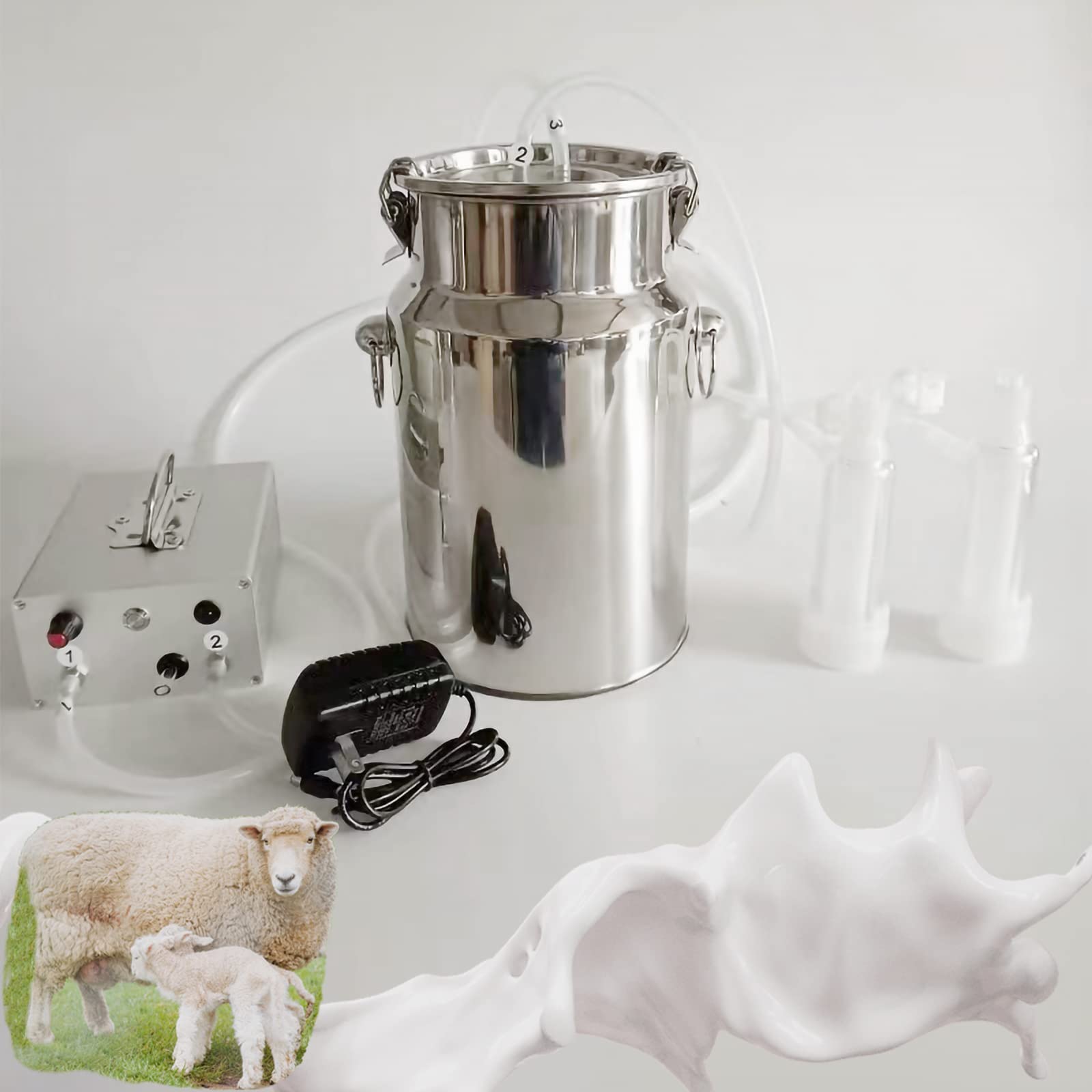 Mua 7L Goat Milking Machine, Pulse/Direct Suction 2 in 1 Model, Suction ...