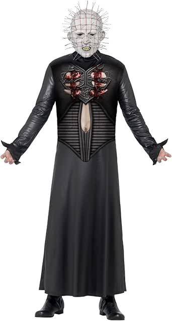 Amazon.com: Hellraiser Men's Costume Pinhead Outfit Chest Waist Inseam ...