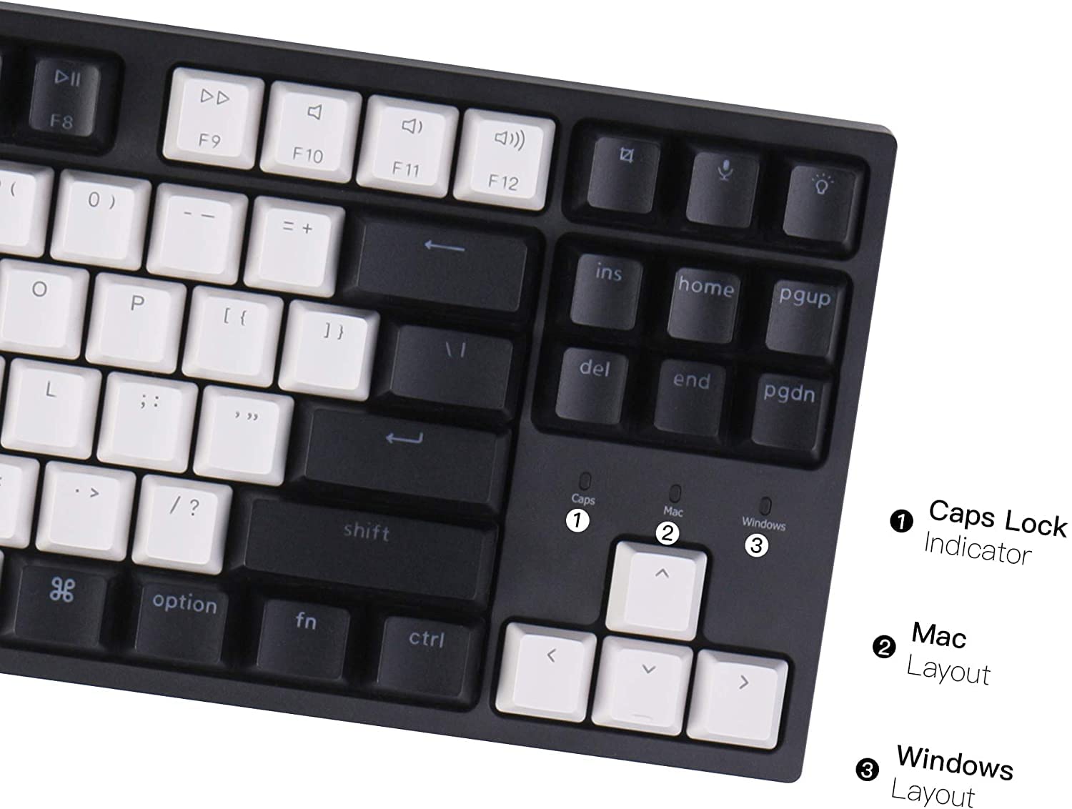 Mua Keychron C1 87 Key TKL Wired Mechanical Keyboard for Mac Windows ...