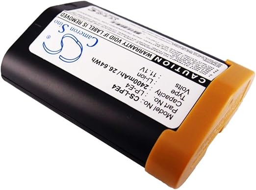 Amazon.com: 2400mAh Battery for Canon EOS-1D MarkIII, EOS-1D Mark IV ...