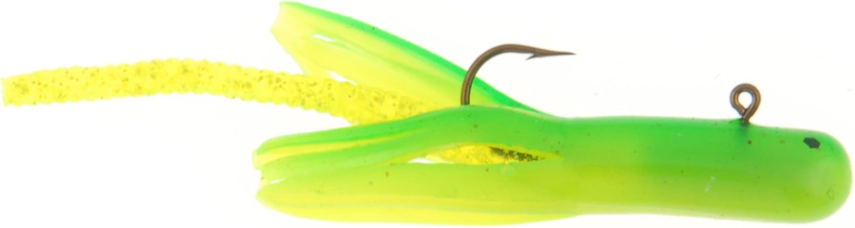 Berkley PowerBait Micro Pre-Rigged Atomic Teaser, Green/Chartreuse, 1/ ...