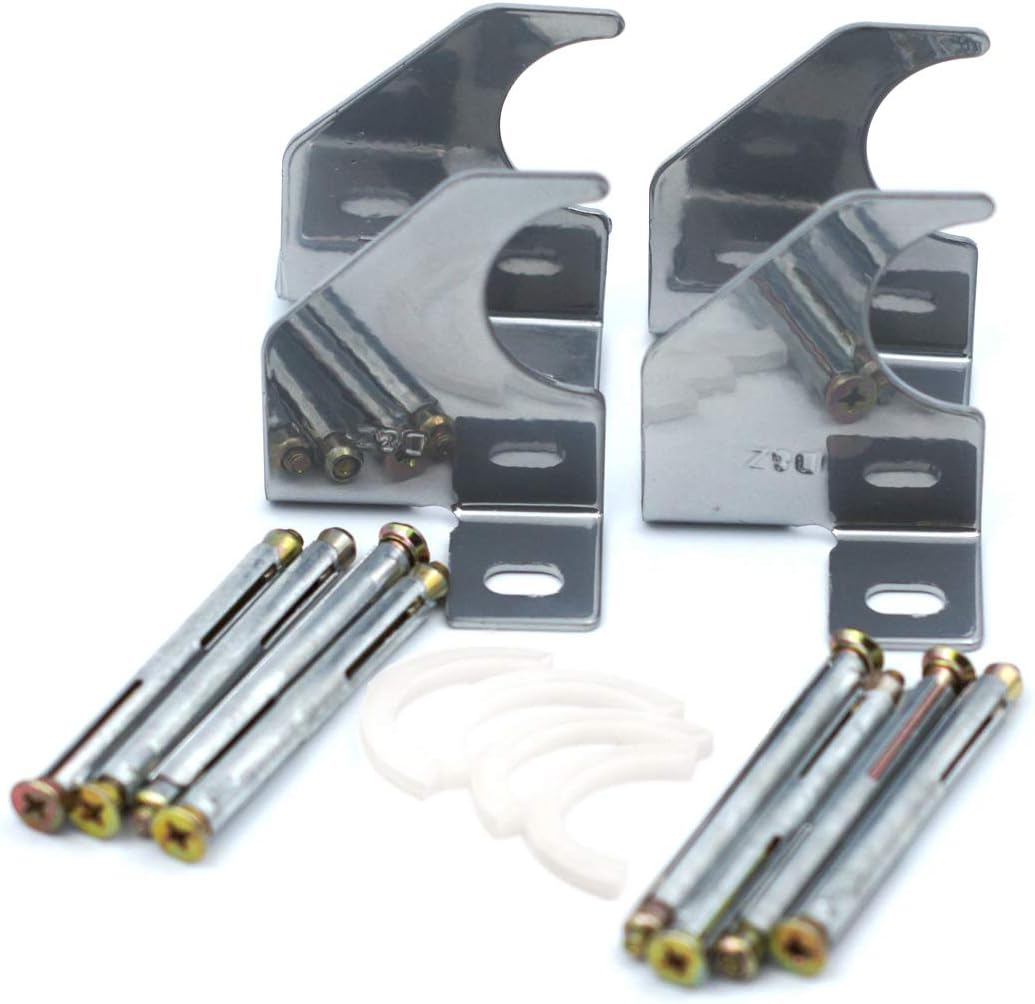 Designer Vertical Column Single Arm Universal Radiator Brackets (75mm ...