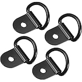 Amazon.com: X AUTOHAUX 4pcs D Ring Tie Down Anchor 3mm Diameter D Rings Anchor Lashing Ring for ...