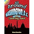 All Around Washington, D.C. Mini Coloring Book (Dover Little Activity ...