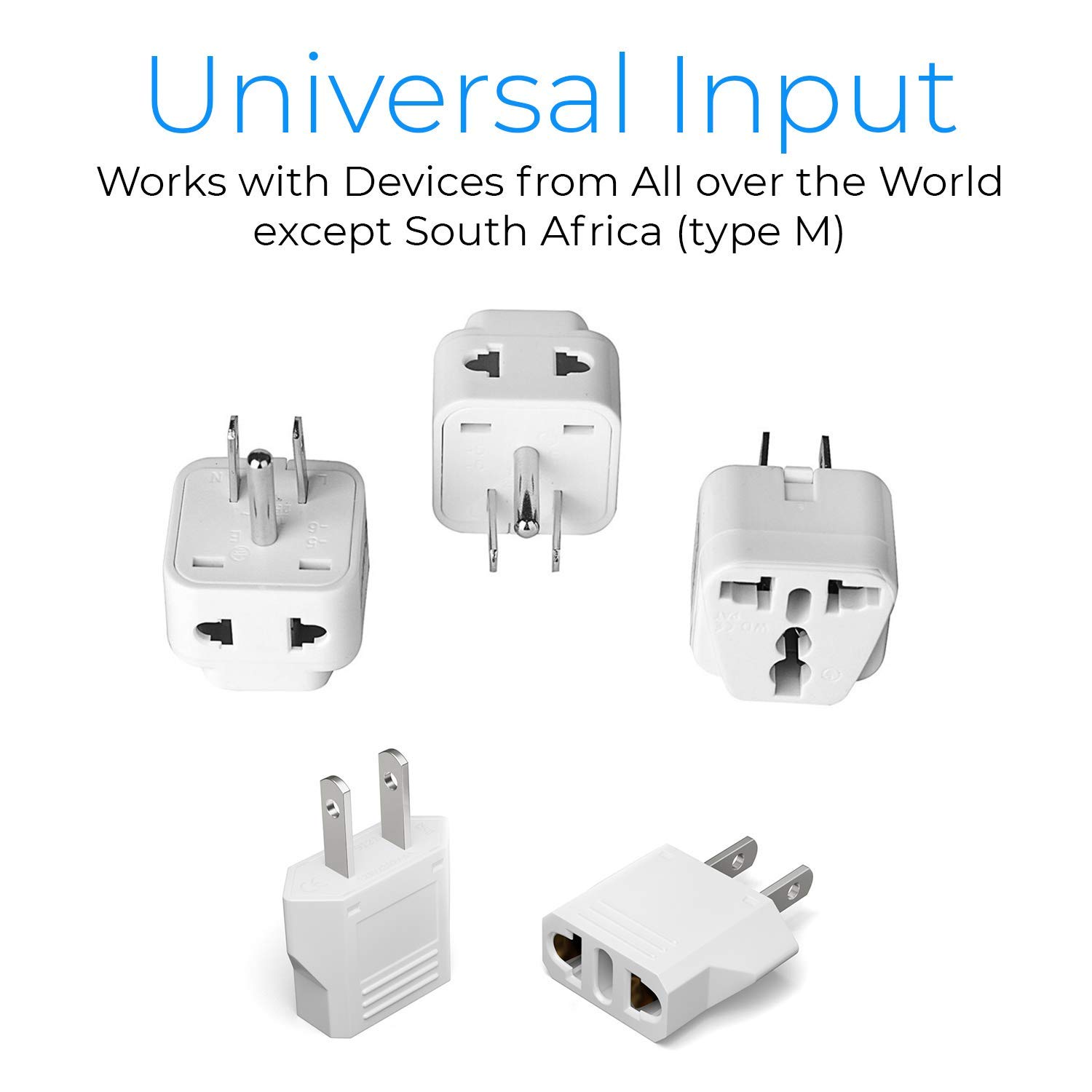 Mua Unidapt Optimal USA plug adapter set - US plug Adapters Type A & B ...