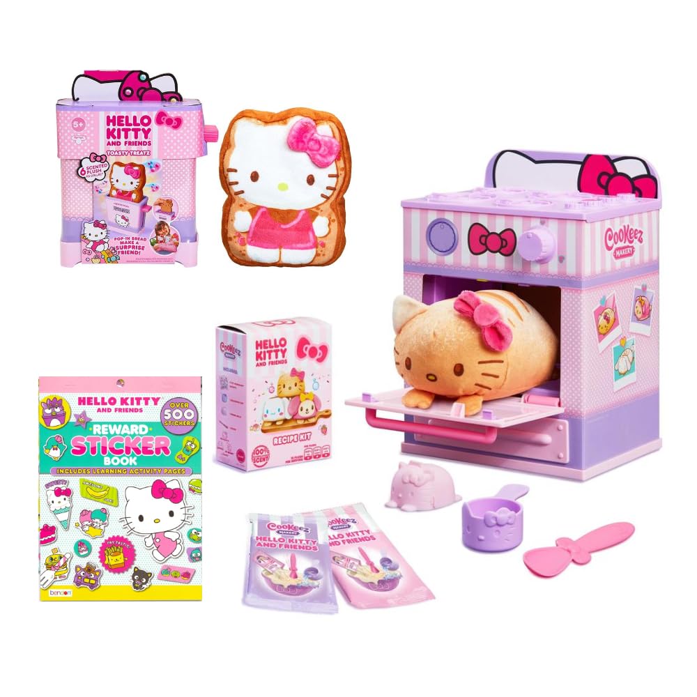 INCREDITOYZ Cookeez Makery Hello Kitty and Friends Scented Plush Oven ...