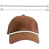 Amazon.com: 4 Pcs Trucker Hat Chains Bill Decoration Hat Charms for ...