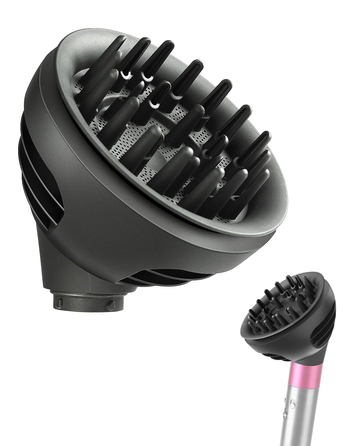Wave+Curl Diffuser for Dyson Airwrap Styler, Upgraded Diffuser Nozzle ...