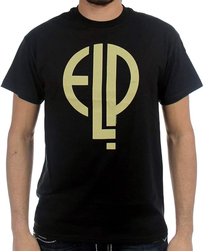 ELP - Mens High Voltage Logo T-shirt in Black: Amazon.co.uk: Clothing