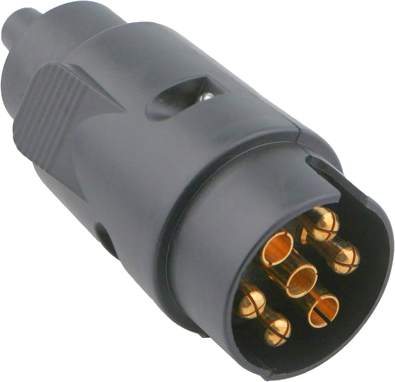 Spurtar 7 Pin Trailer Plug 7 Pole Round Pin 12V Trailer Wiring ...