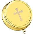 Amazon.com: Weysat Pyx for Communion Host Catholic Polished Gold Brass ...