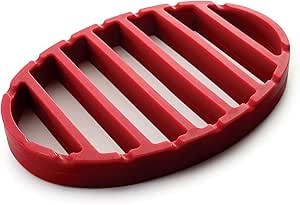 Amazon.com: NORPRO Nor-405 Red Oval Silicone Roast Rack (1): Home & Kitchen