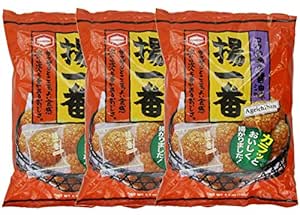 Amazon.com: Kameda Age Ichiban (Rice Crackers) 5.5oz (3 Pack) : Grocery ...