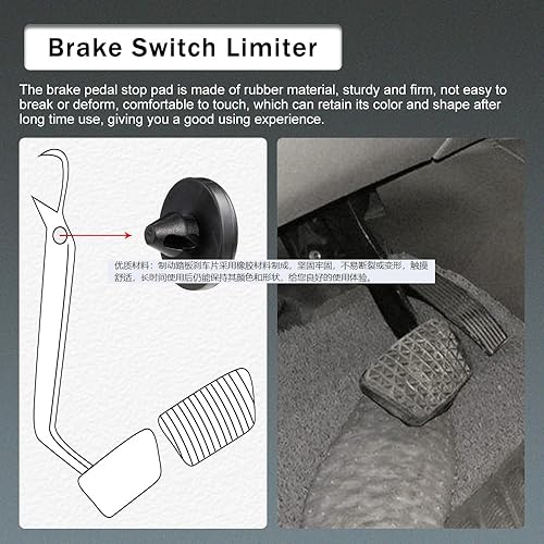 Brake Light Switch Stopper RGOAANC 12PCS Brake Switch Stopper, Brake