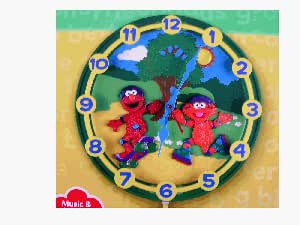 Amazon.com: KNG Elmo Wall Clock : Home & Kitchen