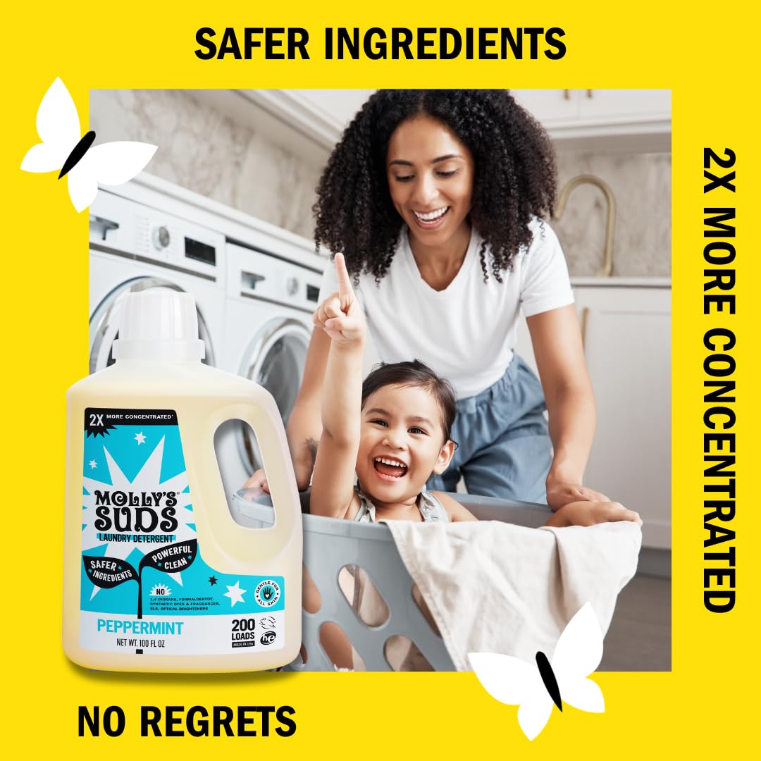 Molly's Suds Liquid Laundry Detergent | Clean Laundry Detergent Soap ...