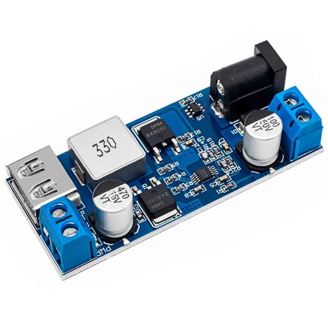 Mua JZK 24V / 12V to 5V 5A Power Buck DC-DC Power Down Module Power Supply Video Converter Board ...