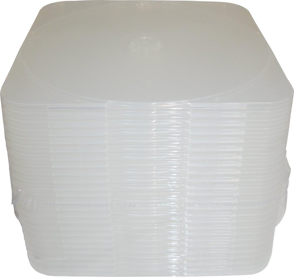 Amazon.com: (25) Slim Single Clear 4mm Clamshell CD Cases: Electronics