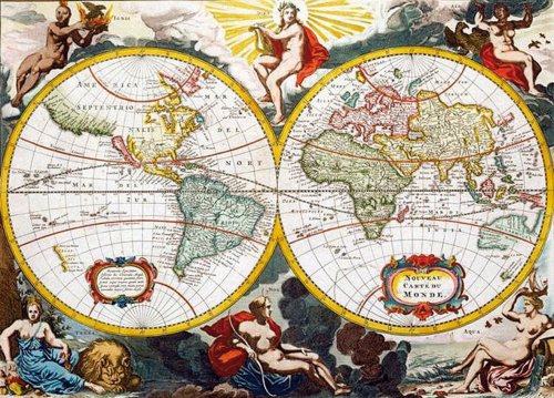 Old World Map Jigsaw Puzzle | Jigsaw Puzzles For Adults