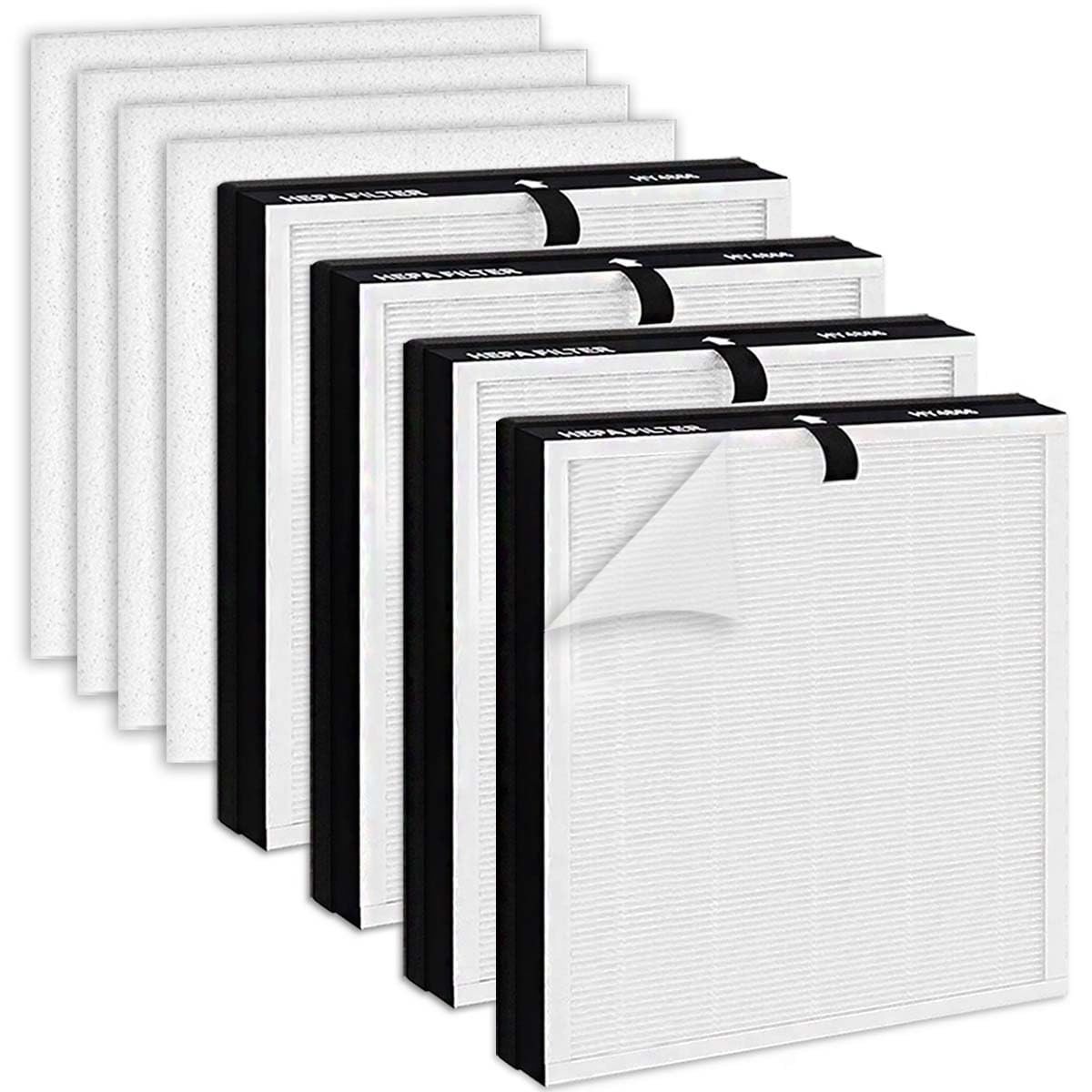 Cleangela HY4866 Air Purifier Replacement Filter 4-Set: Compatible with ...