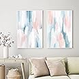 Amazon.com: Pink Posters for Room Aesthetic Blue Poster for Living Room ...