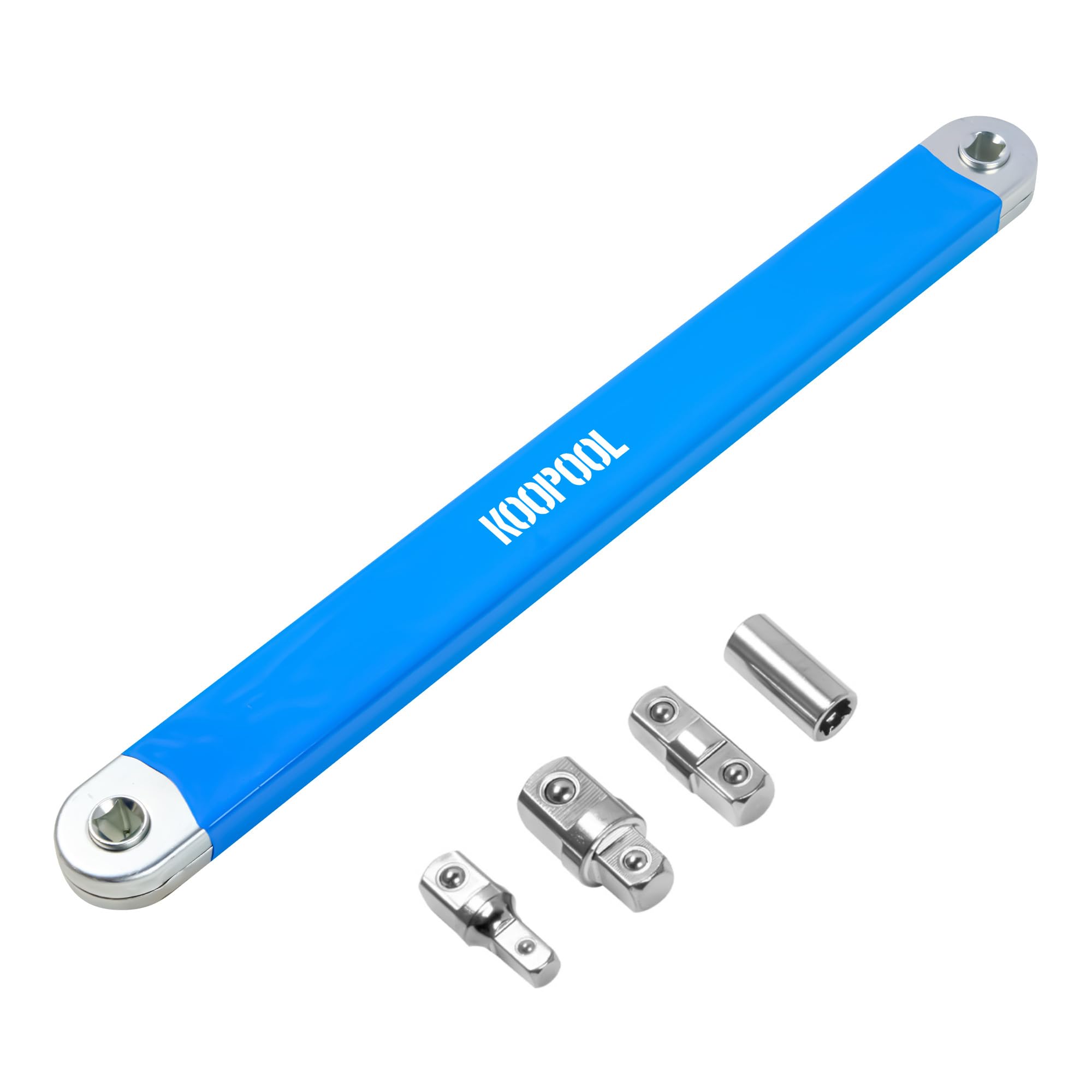 KOOPOOL Offset Extension Wrench, 15 Inch Tight Reach Extension Wrench ...