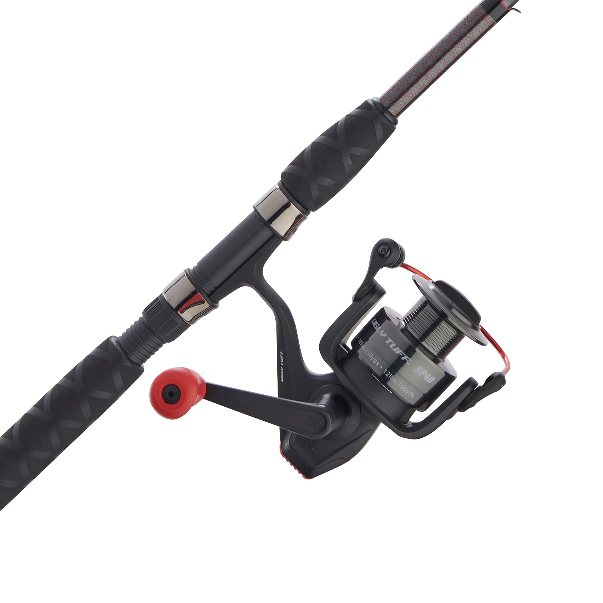 Ugly Stik 6’6” Ugly Tuff Spinning Fishing Rod and Reel Spinning Combo ...