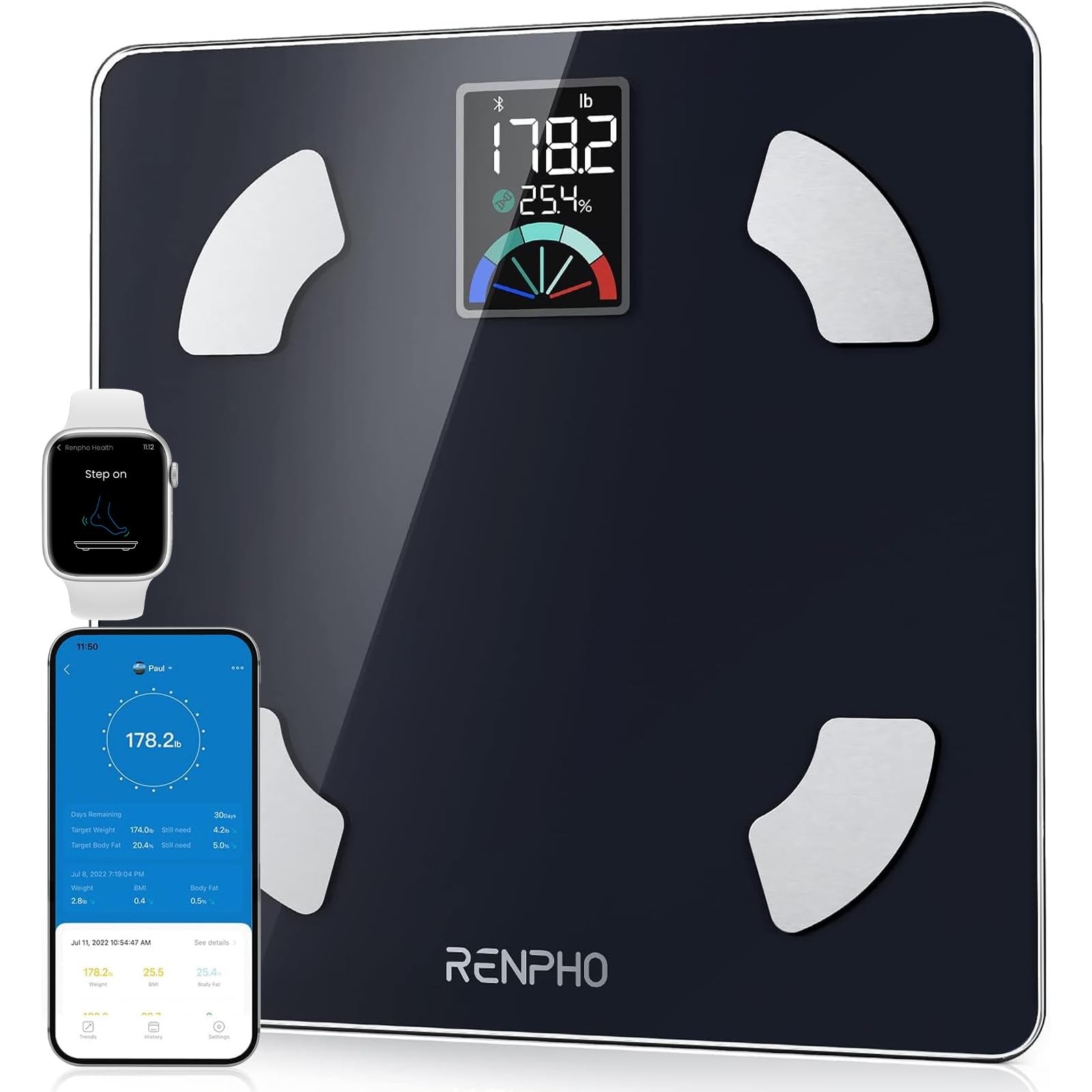 Mua Body Fat Scale, Smart Scale with Large Colored LCD Display, Digital ...
