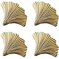 Brass Leaf Pattern Cabinet Knobs for Wardrobe Cupboard Closets Cupboard ...