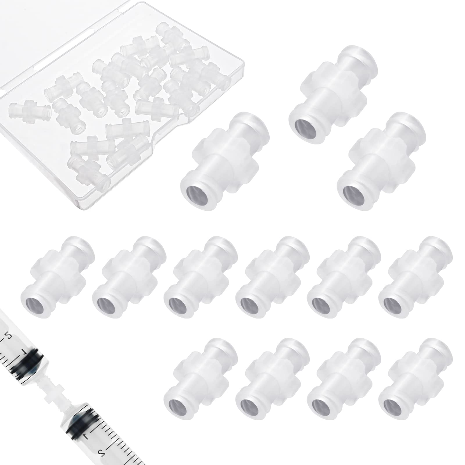 Mua 20 Pcs Syringe Adaptor, Luer Lock Female Luer Syringe to Syringes ...