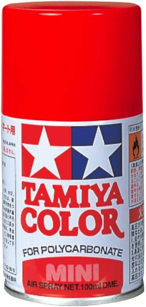 Amazon.com: Tamiya 86034 PS-34 Bright Red Spray Paint, 100ml Spray Can ...