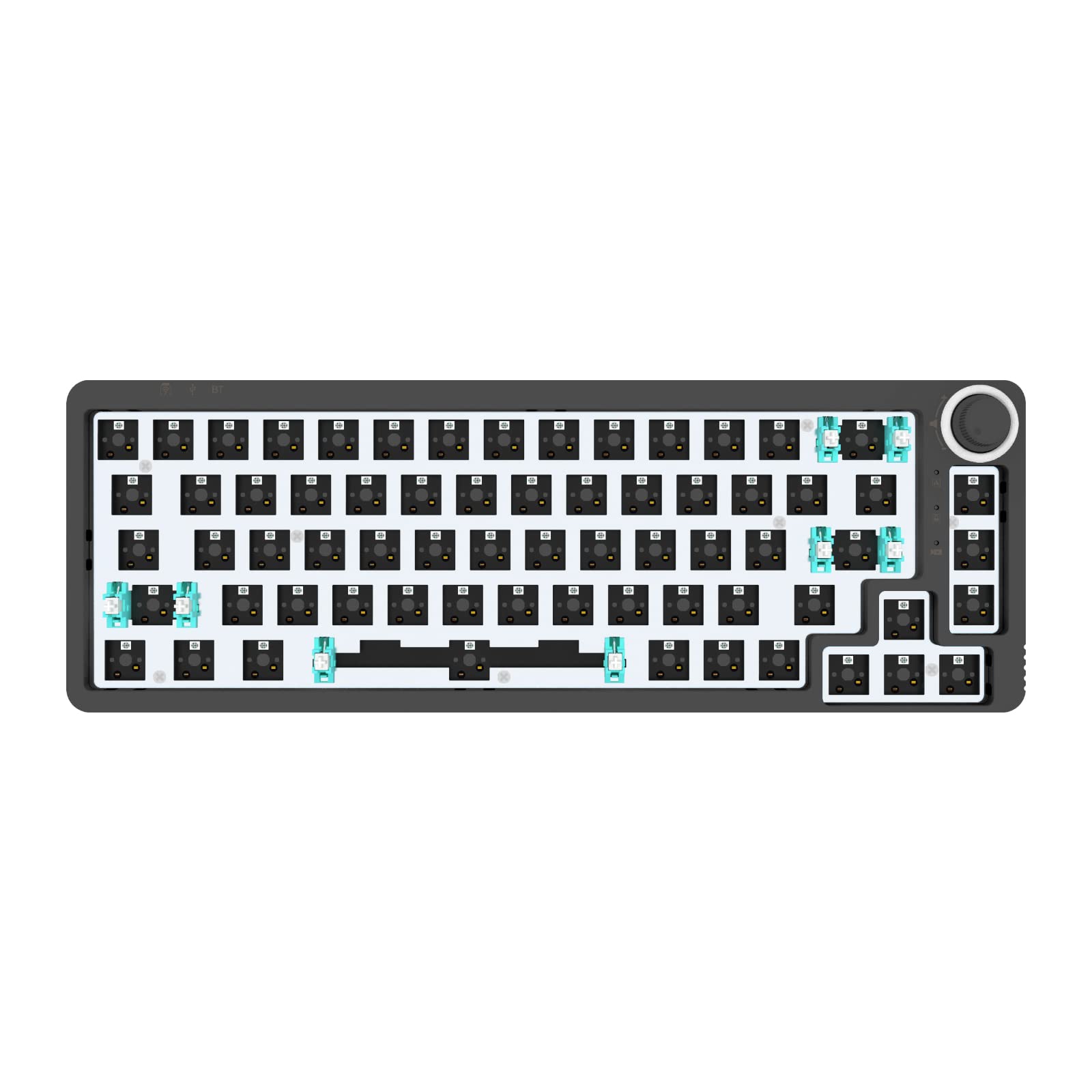 Mua GK GAMAKAY LK67 65% RGB Modular DIY Mechanical Keyboard, 67 Keys ...