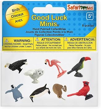 Amazon.com: Safari 100217 Good Luck Minis Fun Packs Birds Minature ...