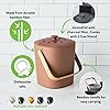 Bamboozle Kitchen Compost Bin – Indoor Countertop Food Composter, Made ...