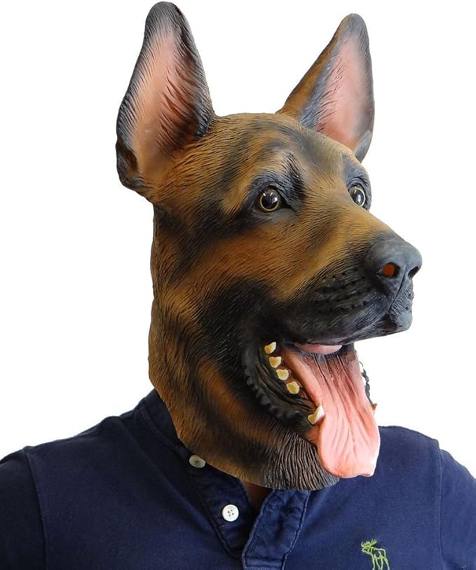Amazon.com: Gmasking 2016 The German Shepherd Adult Head Mask Upgraded ...
