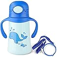 Amazon.com : wooshwa Whale Stainless Steel Sippy Cup with Adjustable ...