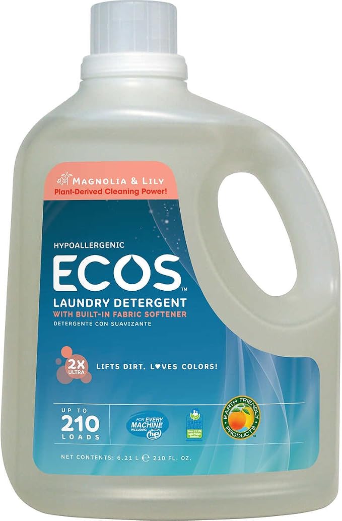 Amazon.com: Earth Friendly Products Ecos Liquid Laundry Detergent ...
