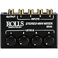 Amazon.com: Rolls MX42 Stereo Mini Mixer : Musical Instruments