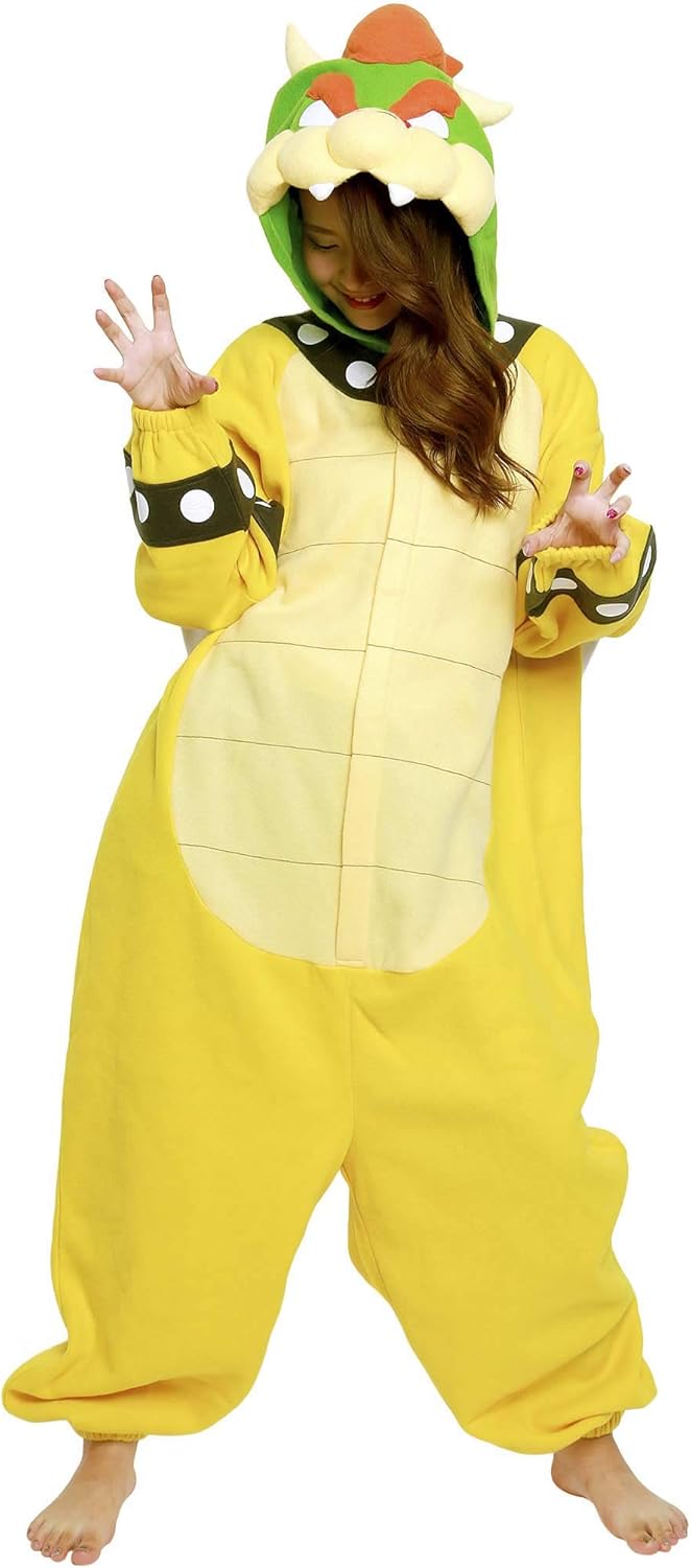 Amazon.com: Super Mario Bros Kigurumi Onesie (Bowser): Clothing