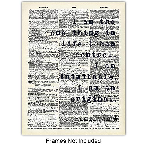 Hamilton Motivational Quotes Set - Gift for Lin-Manuel Miranda Broadway ...